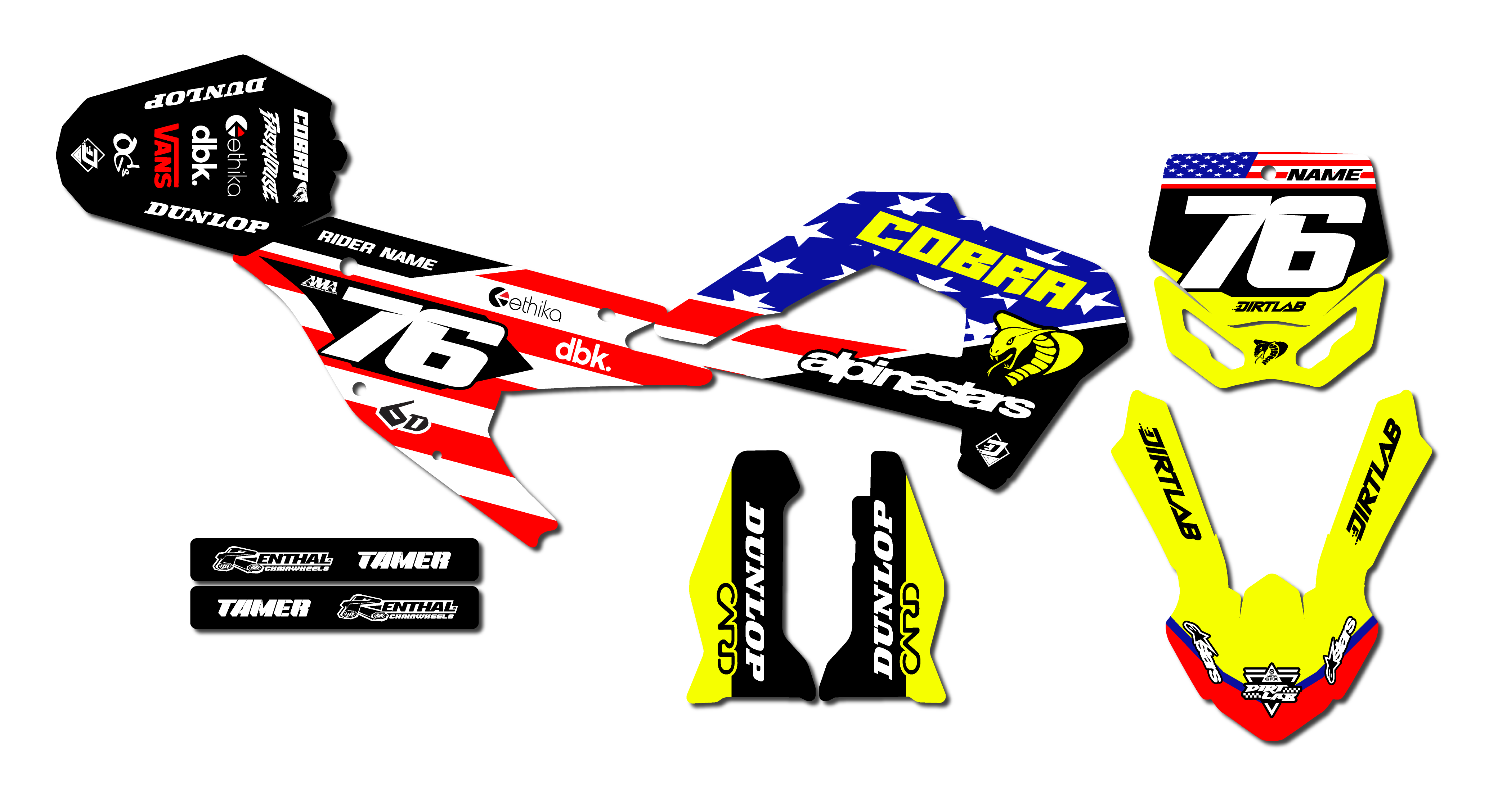 Cobra Semi Custom Graphics - Dirtlab Concepts