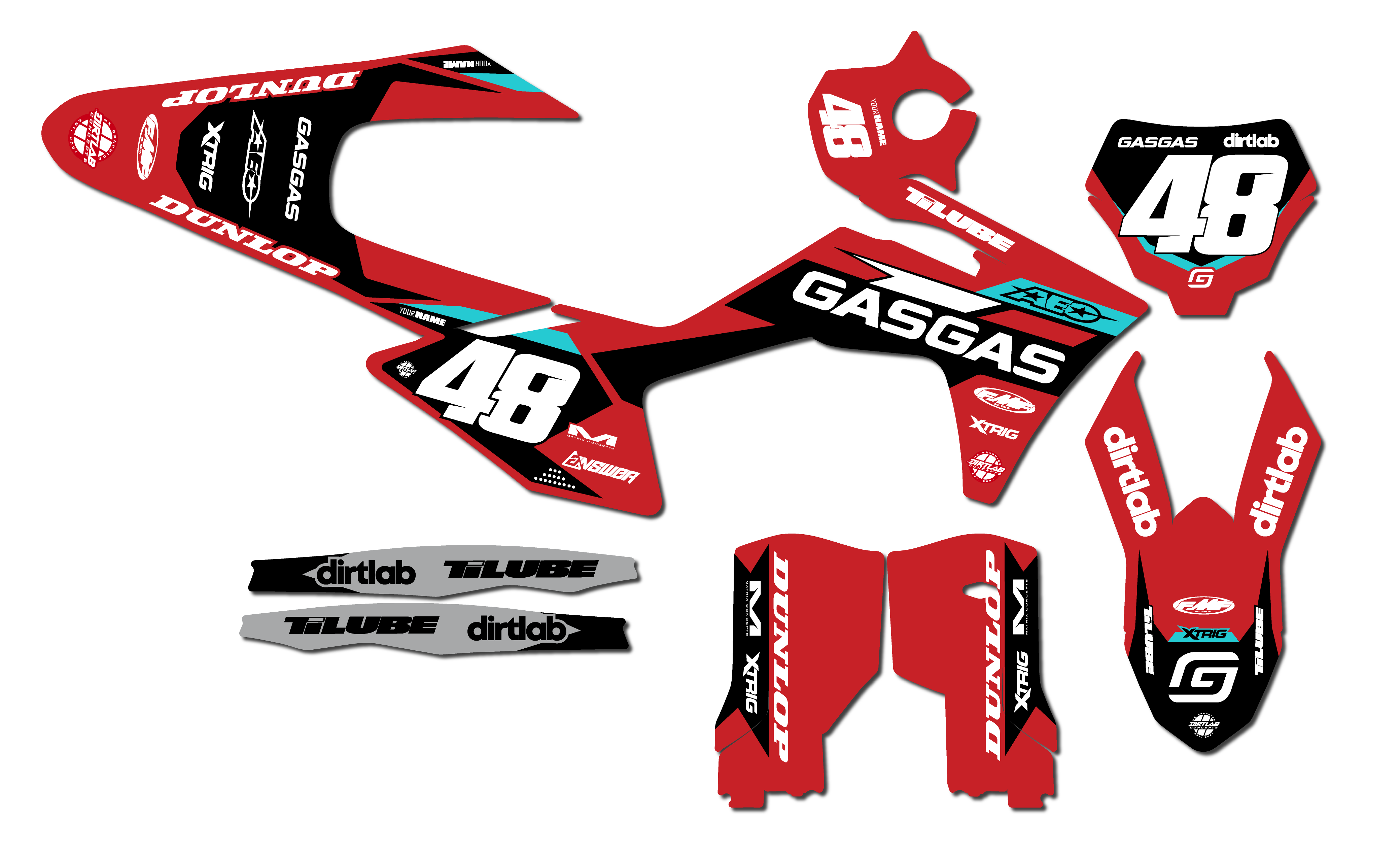GasGas Semi Custom Graphics - Dirtlab Concepts