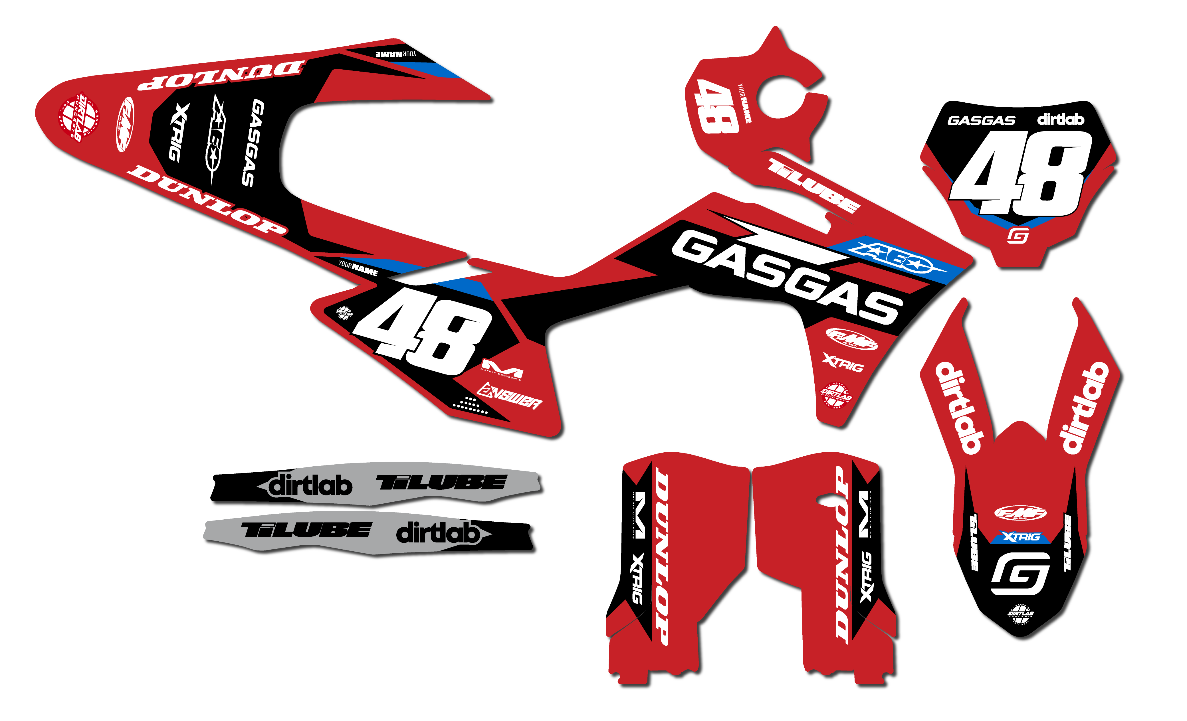 GasGas Semi Custom Graphics - Dirtlab Concepts