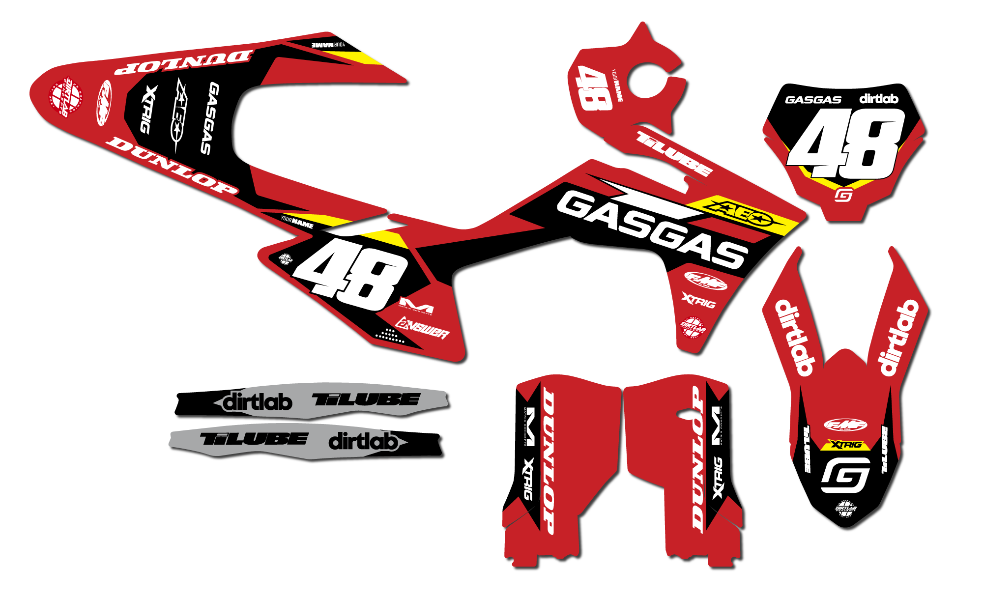 GasGas Semi Custom Graphics - Dirtlab Concepts