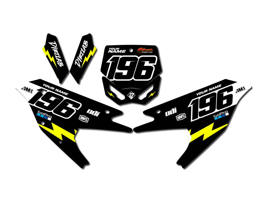 Cobra FWE Number Plate Graphics - Dirtlab Concepts