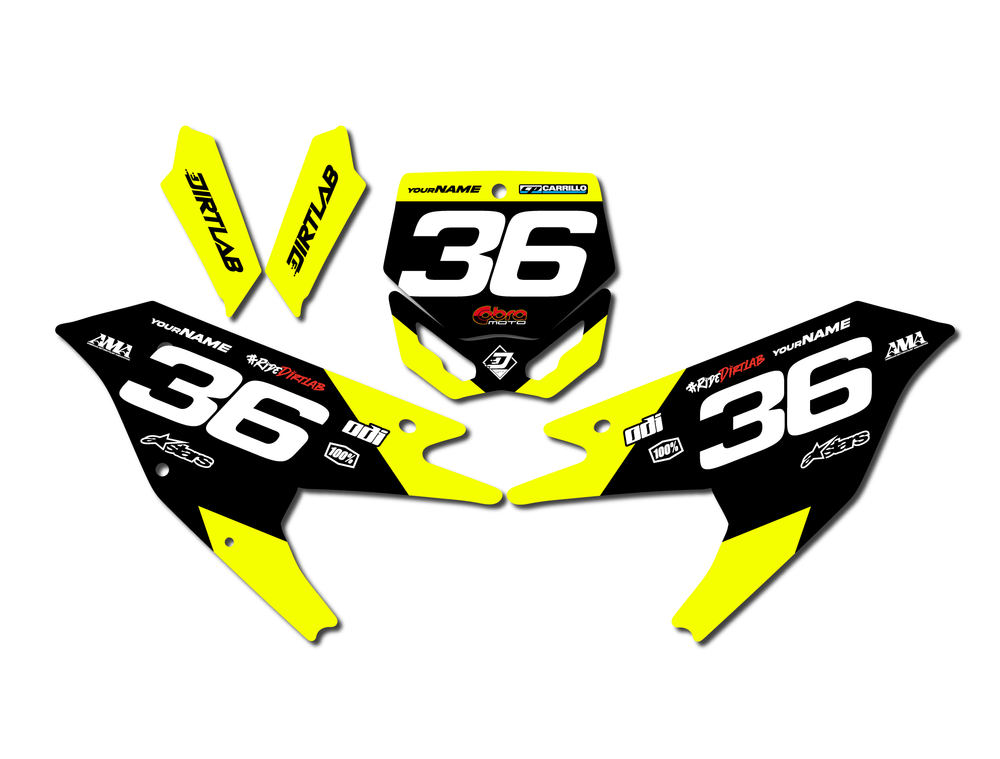 Cobra FWE Number Plate Graphics - Dirtlab Concepts