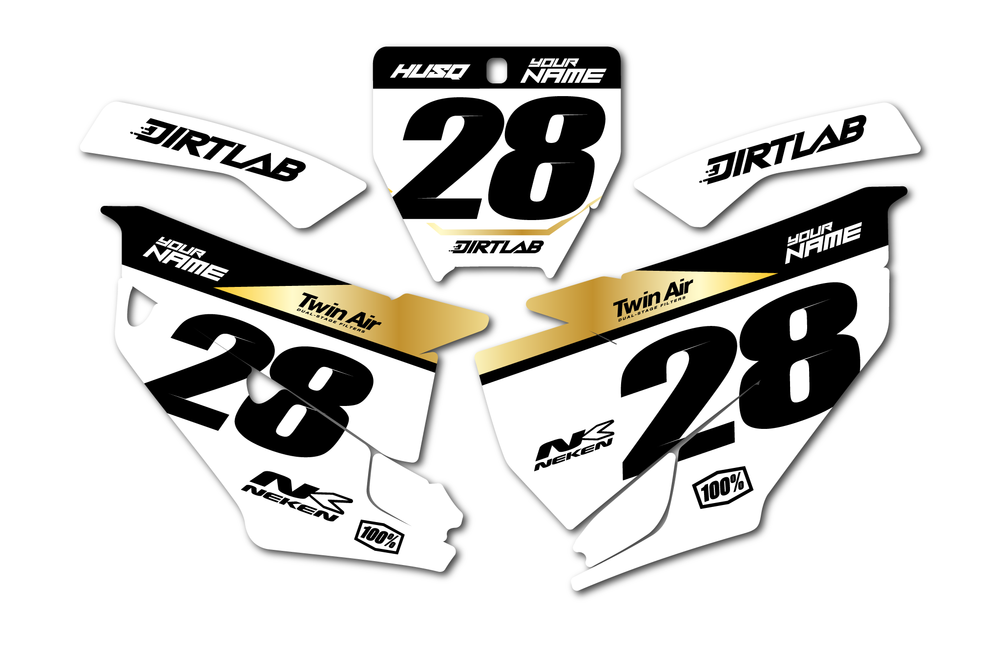 Husqvarna Number Plates - Factory Series