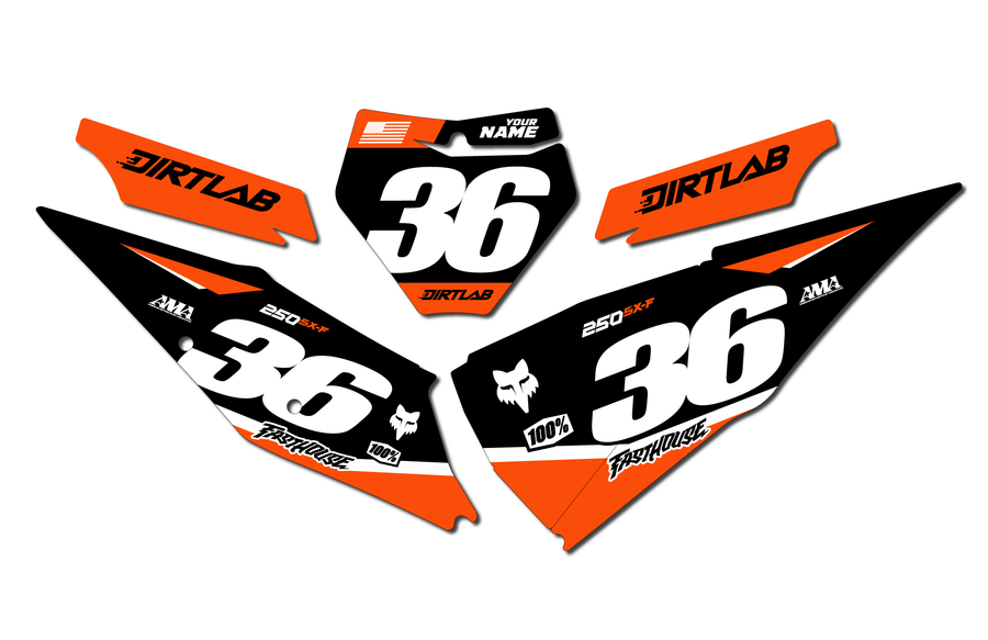 Number Plates for KTM - Factory Series