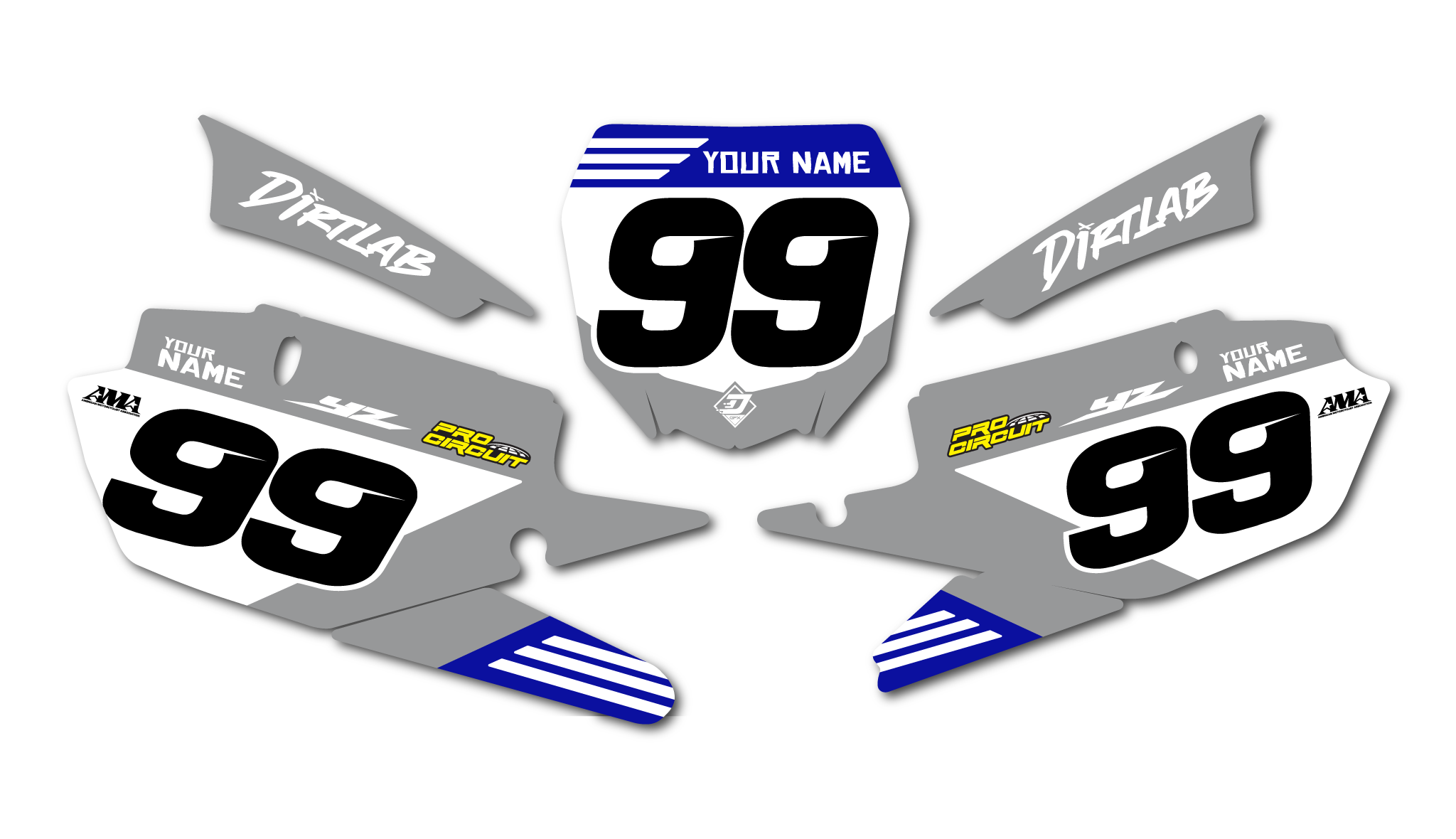 Yamaha Number Plates - Dash Series V2