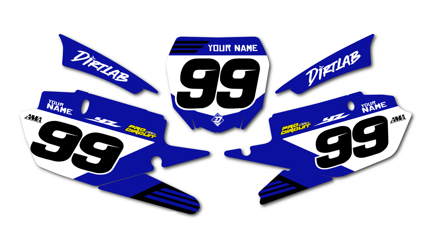 Yamaha Number Plates - Dash Series