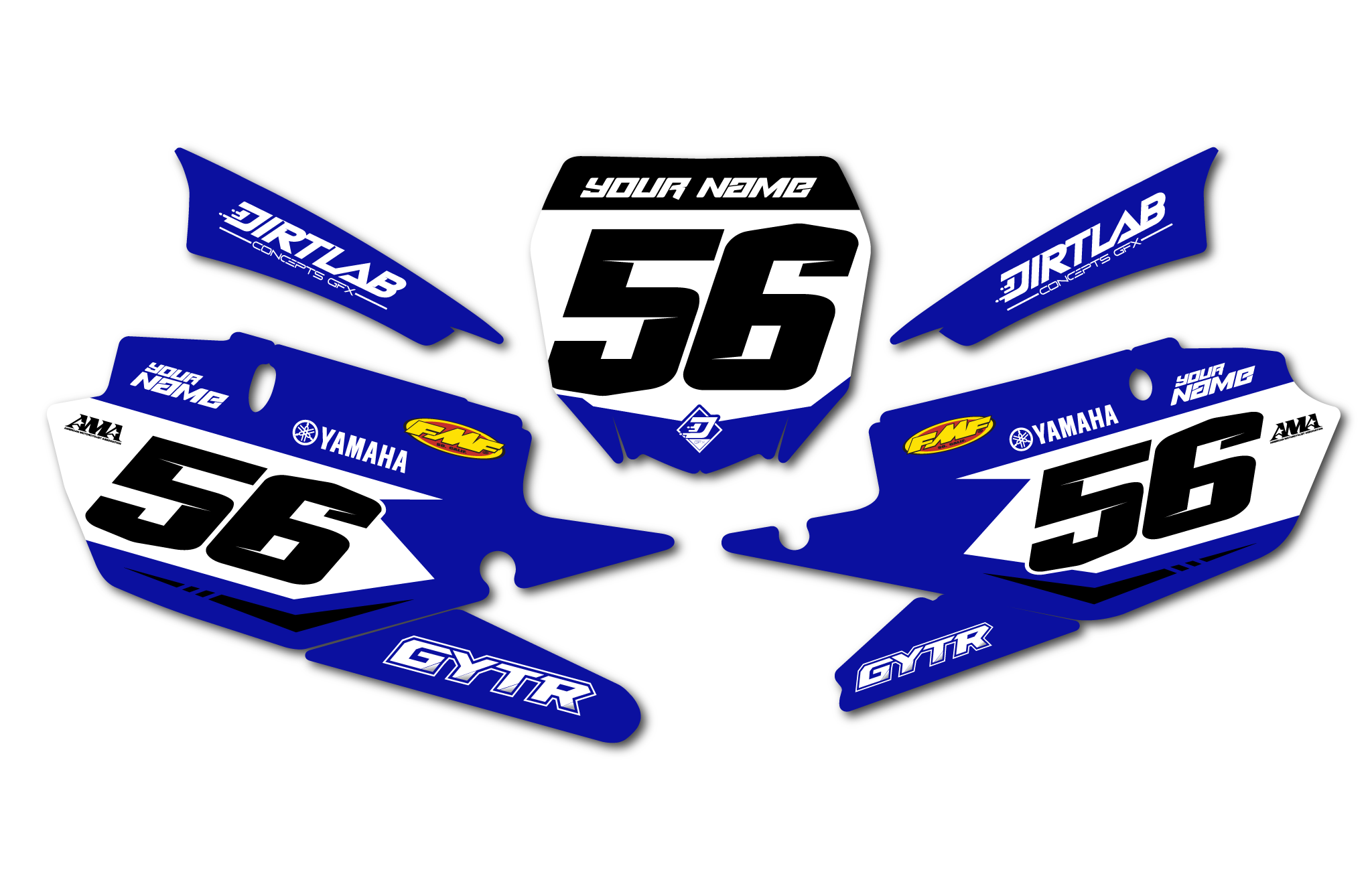 Yamaha Number Plates - Factory Series